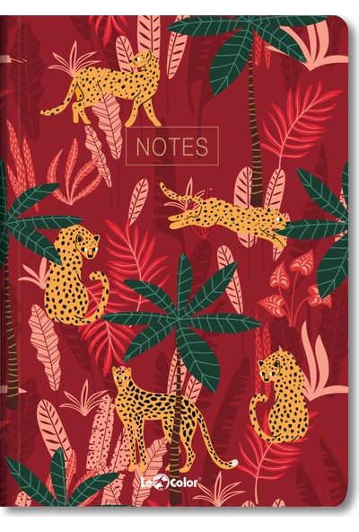 Le Color Tropical Sert Kapak Düz Defter 192 Sayfa 80 gr 17 x 24 cm Le Color Tropical Sert Kapak Düz Defter 192 Sayfa 80 gr 17 x 24 cm