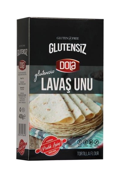 Dola Glutensiz Lavaş Unu 400 gr Dola Glutensiz Lavaş Unu 400 gr