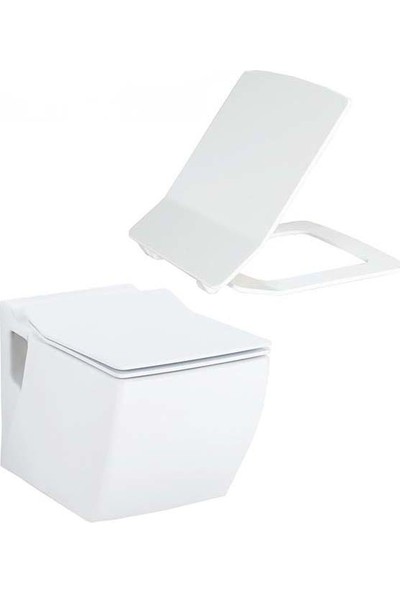 Creavit TP324 Trend Asma Klozet + Trend Duroplast Yavaş Kapanan Klozet Kapağı Creavit TP324 Trend Asma Klozet + Trend Duroplast Yavaş Kapanan Klozet Kapağı