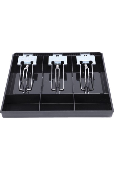 Saypos Plastik Çekmece Içi Para Düzenleyici 3 Banknot Bölmeli Para Çekmecesi Içi 24,5 x 24,5 x 3,5cm