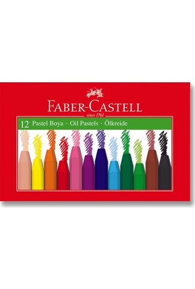 Faber-Castell Renkli Pastel Boya 12'li