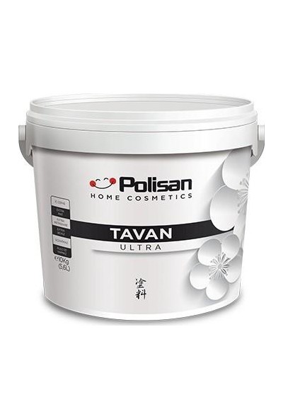 Polisan Ultra Kapatıcı Tavan Boyası Beyaz 1 kg