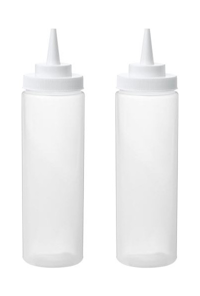 IKEA Grılltıder Şeffaf Sos Şişesi 330 ml 2 Adet