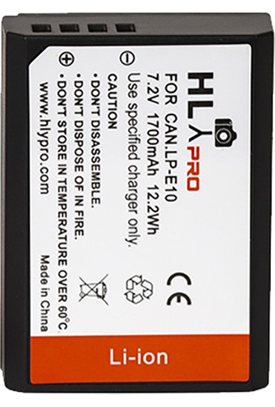 Hlypro Canon LP-E10 Batarya Hlypro Canon LP-E10 Batarya