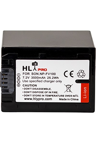 Hlypro Sony NP-FV100 Batarya Hlypro Sony NP-FV100 Batarya