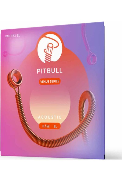 Pitbull Strings Venus Series Vag 11-52 El Takım Tel Akustik Gitar Teli 011-052 Pitbull Strings Venus Series Vag 11-52 El Takım Tel Akustik Gitar Teli 011-052