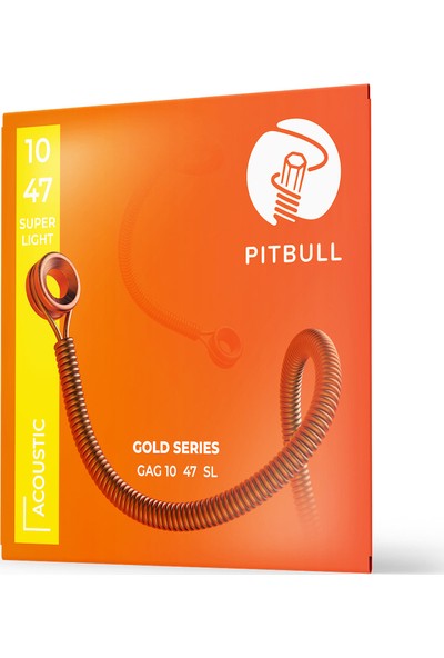 Pitbull Strings Gold Series Gag 10-47 Sl Takım Tel Akustik Gitar Teli 10-47 Pitbull Strings Gold Series Gag 10-47 Sl Takım Tel Akustik Gitar Teli 10-47
