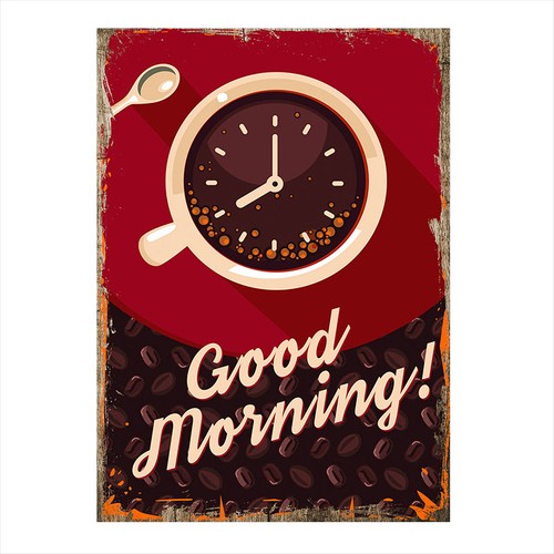 Tablomega Good Morning Model Ahşap Tablo Fiyatı