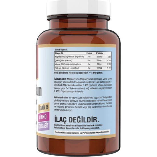 Ncs Zma Magnesium Çinko 60 Tablet Collagen Coenzyme 30 Fiyatı