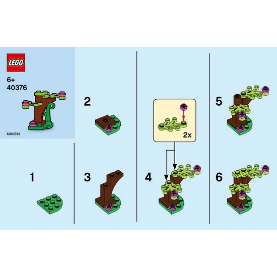 LEGO Seasonal 40376 Botanical Accessories Polybag Fiyatı