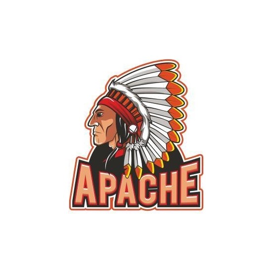StickerMarket Apache Sticker 30 x 26 cm Fiyatı - Taksit Seçenekleri