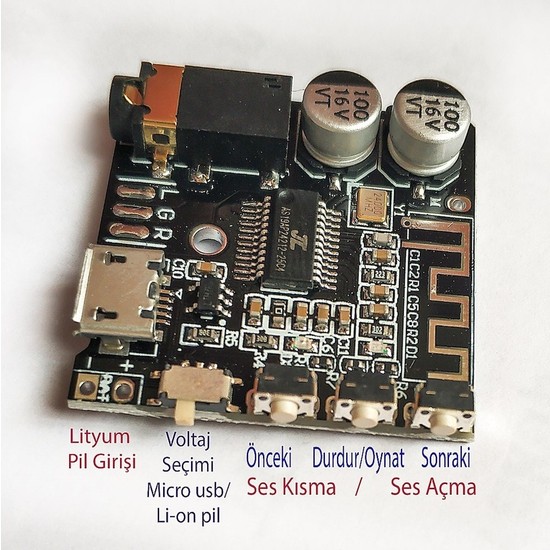 VHM VHM 314 V2 Bluetooth 5.0 Kablosuz Ses Alıcı Amfi Fiyatı