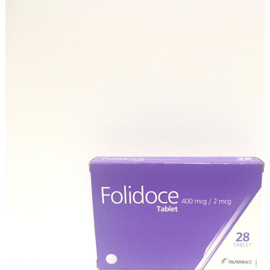 Folidoce Tablet 400 Mcg / 2 Mcg Fiyatı - Taksit Seçenekleri