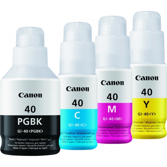 Canon GI-40 GM4040 G7040 G5040 G6040 4 Renk Mürekkep Fiyatı