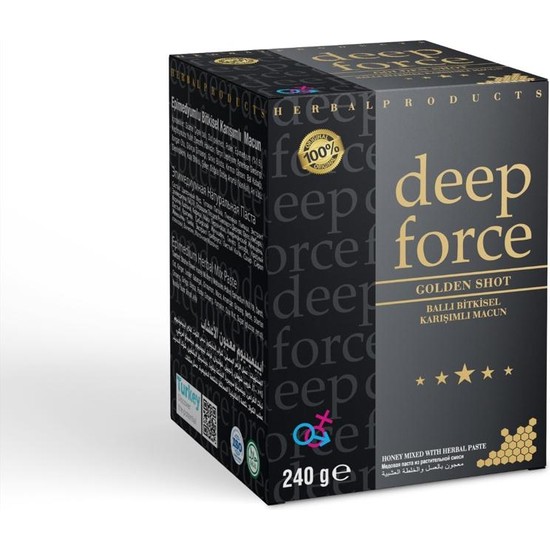 Deep Force Golden Shot 240 gr Bitkisel Macun Fiyatı