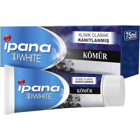 Ipana 3 Boyutlu Beyazlık Diş Macunu Kömür Özlü 75 ml Fiyatı