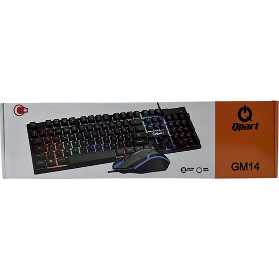 QParts Qpart GM14 Oyuncu Klavye & Mouse Set Fiyatı