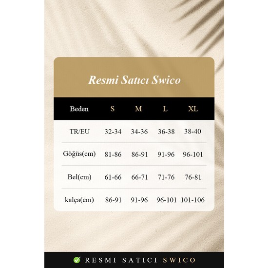 Swico Remado Moda Kadın Uzun Kollu Mayo (Yurt Dışından) Fiyatı