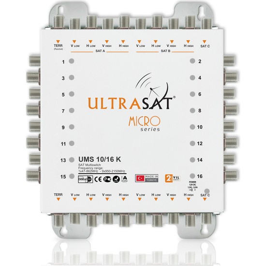 Ultra Sat Ultrasat 10 x 16 Kaskatlı Uydu Santrali Fiyatı