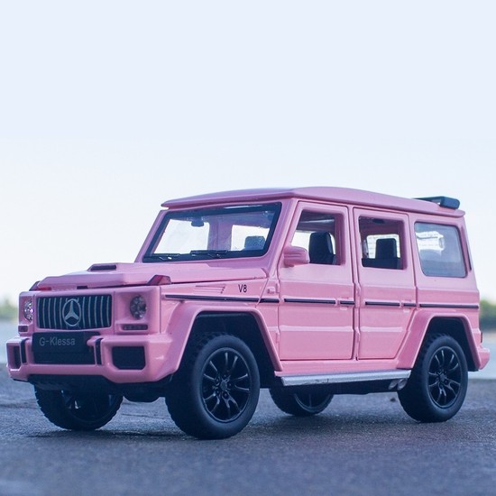 Asdfgh 1:24 Simülasyon Alaşım Pembe Mercedes-Benz G63 Araba Fiyatı