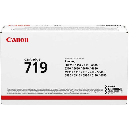 Canon I-Sensys MF-416DW / CRG-719 Orjinal Siyah Toner 2.100 Fiyatı