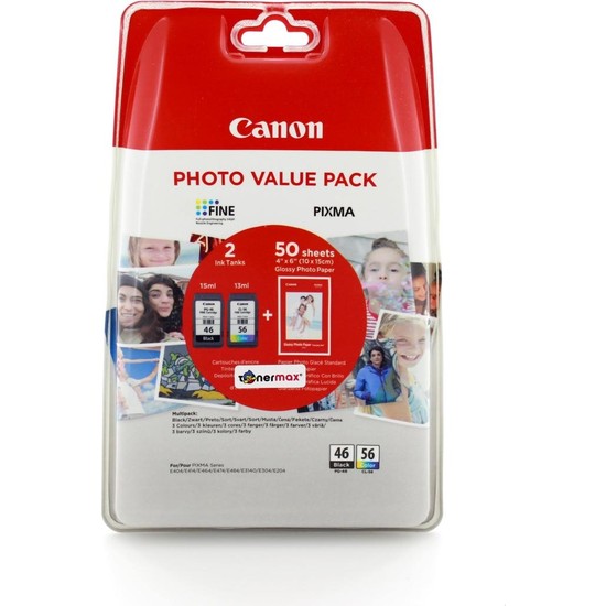 Canon Pixma E484 Kartuş /PG46 / CL56 Avantaj Paket Orjinal Fiyatı