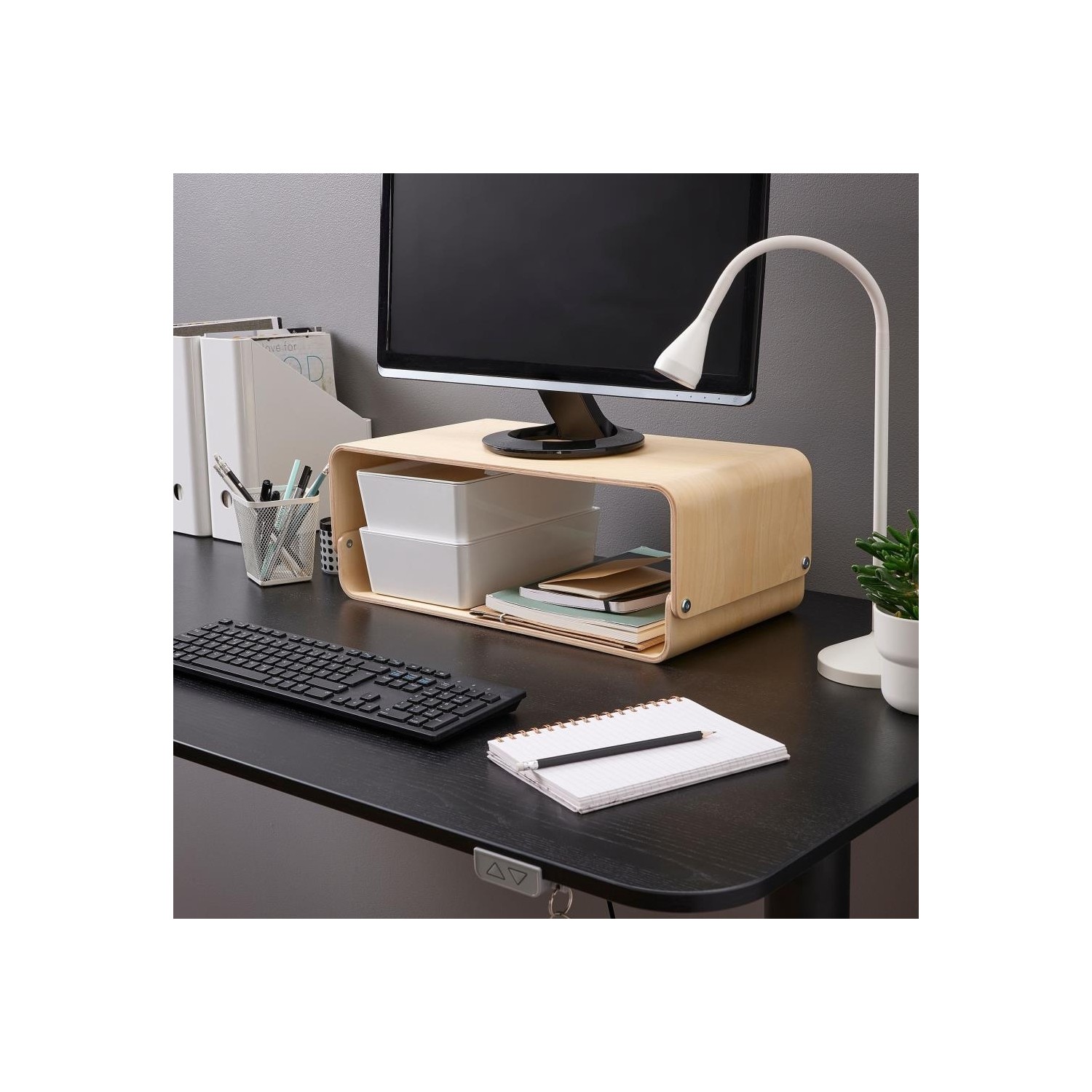 IKEA Vattenkar Laptop / Monitör Standı - Ahşap - 52X26 cm Fiyatı