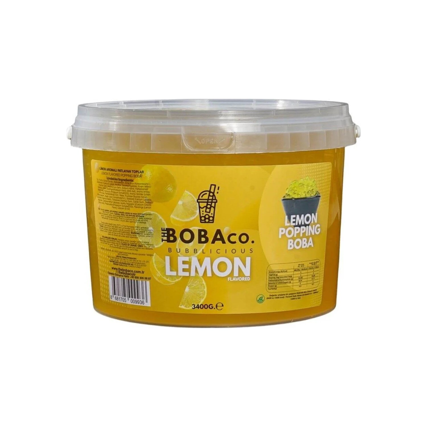 The Boba Co Bubble Tea Boba – Limon / Lemon 3,4 kg Fiyatı
