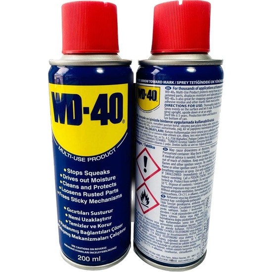 WD-40 36'lı Wd-40 200 ml Koruyucu Yağlayıcı ve Pas Sökücü Fiyatı
