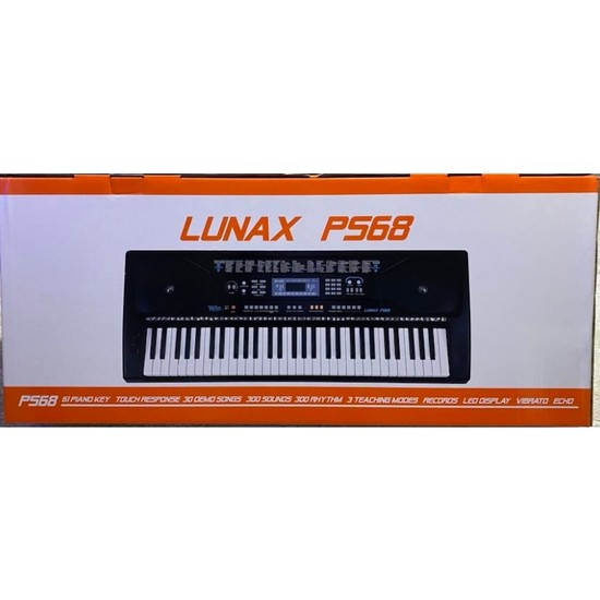 Lunax PS68 Tuş Hassasiyetli 61 Tuşlu Org Fiyatı