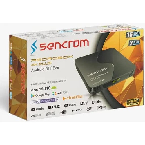 Sencrom Redro Box 4K Plus 2gb 16GB Android 10 TV Box Fiyatı