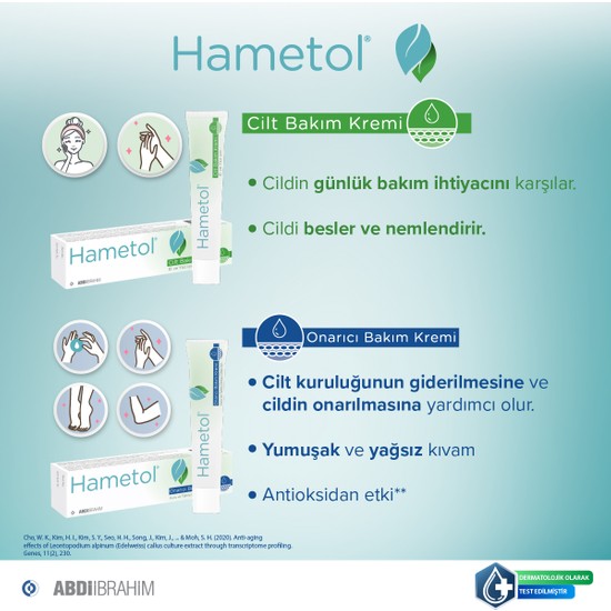 Hametol Cilt Bakım Kremi 30 GR - Abdi İbrahim Fiyatı