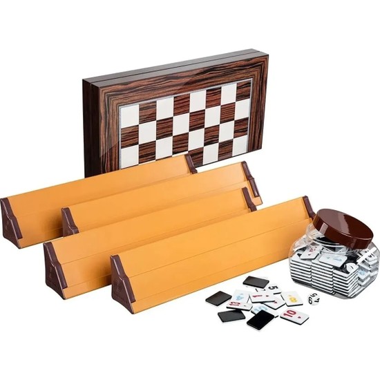 Hedef Okey Takımı Plastik Istaka Krem Taş + Ahşap Pullu Fiyatı