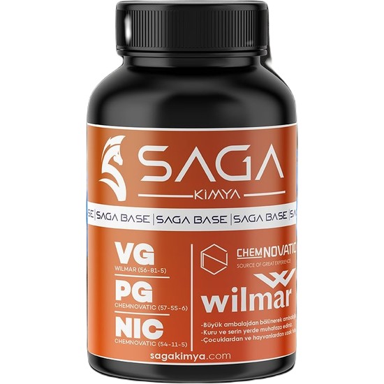 Saga Kimya Wilmar Chemnovatic NBase 1000 ml 9 Mg 80/20 Vg/Pg Fiyatı