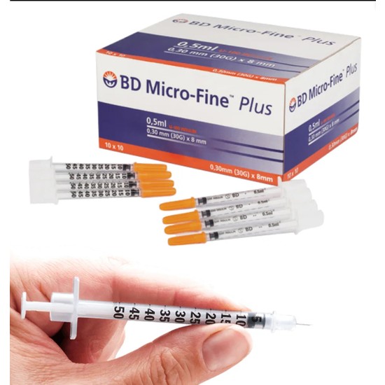 Bd Microfine 0,5ml Enjektör (10'lupaket) Fiyatı