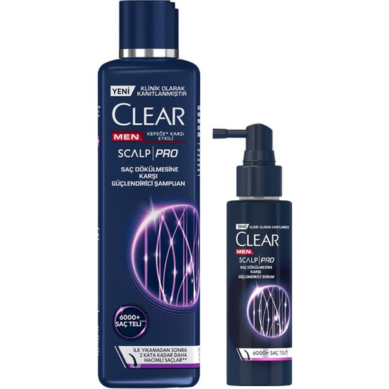 Clear Men Scalp Pro Güçlendirici Şampuan Saç Dökülmesine Fiyatı