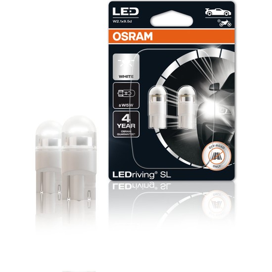 Osram W5W T10 LED Park Ampulü 12V 2825DWP (2’li Paket) Fiyatı