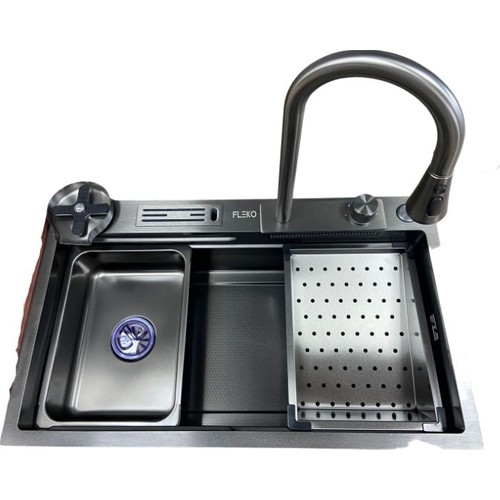 Fleko Teknolojik Eviye Seti 2023 Model Antrasit Çelik Rengi Fiyatı