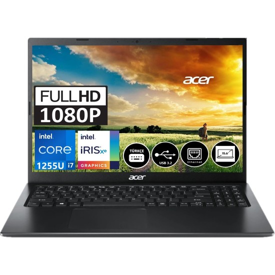 Acer Extensa EX215-55 Intel I7 1255U 16GB 1tb SSD Intel® UHD Fiyatı