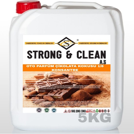 Strong&Clean Oto Parfüm Konsantre 1/8 Çikolata Kokulu 5kg Fiyatı