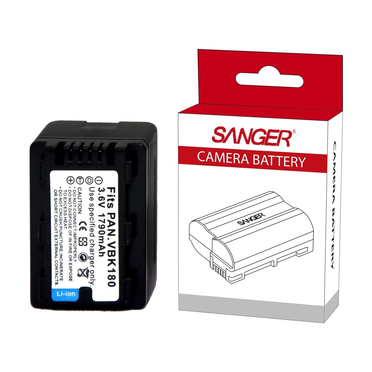 Sanger VW-VBK180 Panasonic Kamera Batarya Fiyatı