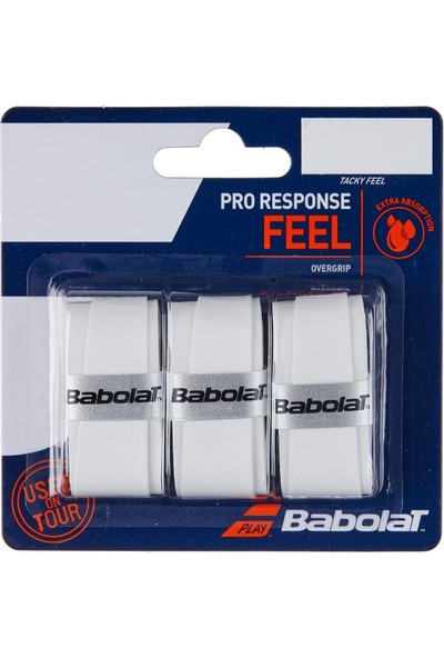Babolat Pro Response 3'lü Tenis Gribi - Beyaz Babolat Pro Response 3'lü Tenis Gribi - Beyaz