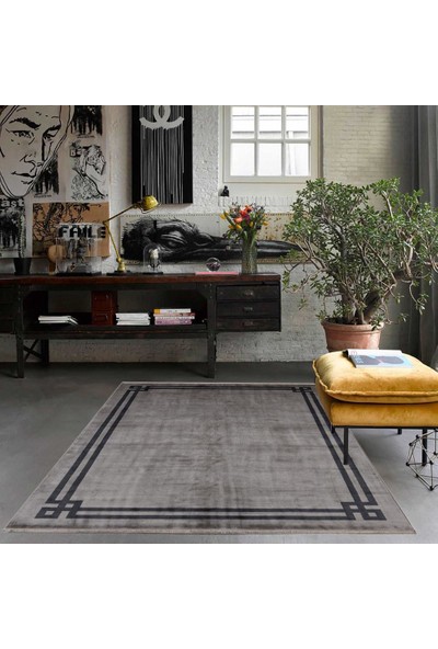 Halı Home Halı Amber Koleksiyonu 1009 Toprak Antrasit Saçaklı Halı 80 x 145 cm Halı Home Halı Amber Koleksiyonu 1009 Toprak Antrasit Saçaklı Halı 80 x 145 cm
