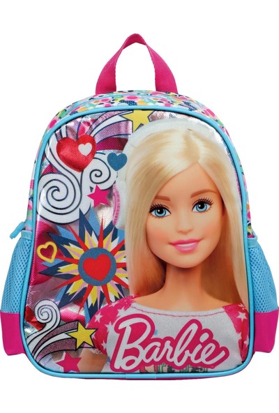 Frocx Barbie Tek Bölmeli Simli Anaokulu Çantası Kız Çocuk2 Pembe Frocx Barbie Tek Bölmeli Simli Anaokulu Çantası Kız Çocuk2 Pembe