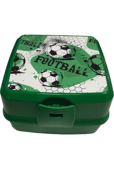 Vagonlife Vagonlife Futbol Baskılı Erkek Çocuk Yeşil Beslenme Kutusu