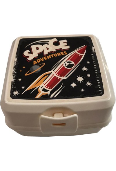 Vagonlife Vagonlife Uzay Baskılı Erkek Çocuk Beslenme Kutusu