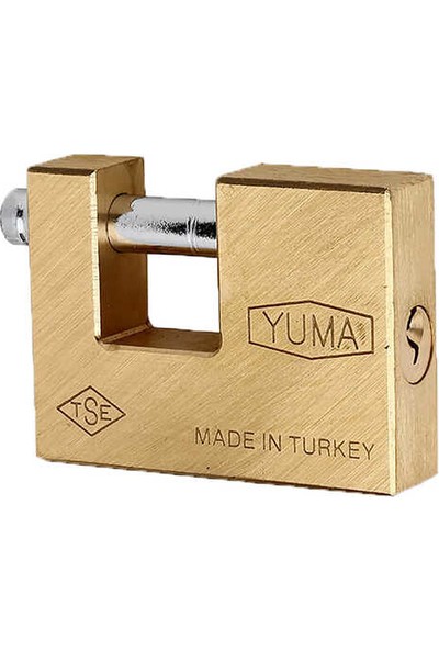 Yuma Kayar Milli Pirinç Asma Kilit 80 mm - Ym 3080 Yuma Kayar Milli Pirinç Asma Kilit 80 mm - Ym 3080