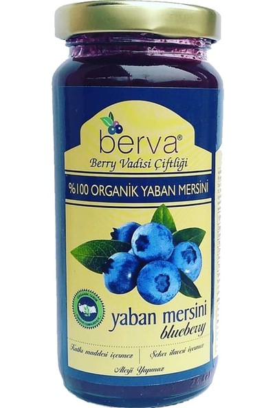Berva Organik Yaban Mersini Konservesi 230 gr