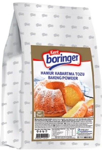 Kent Boringer Hamur Kabartma Tozu 1 kg Kent Boringer Hamur Kabartma Tozu 1 kg