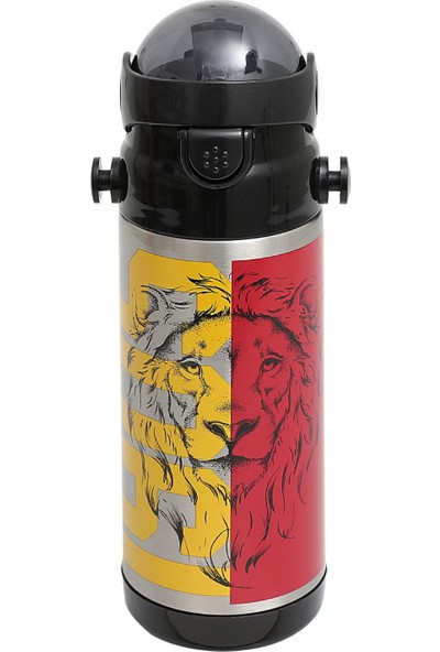 Frocx Galatasaray Paslanmaz Çelik Matara Erkek Çocuk Çelik Matara Suluk 500 ml